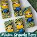 Minion Party Themed Granola Bars