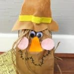 Easy Fall Crafts: Paper Bag Scarecrow Craft for Kids - iSaveA2Z.com